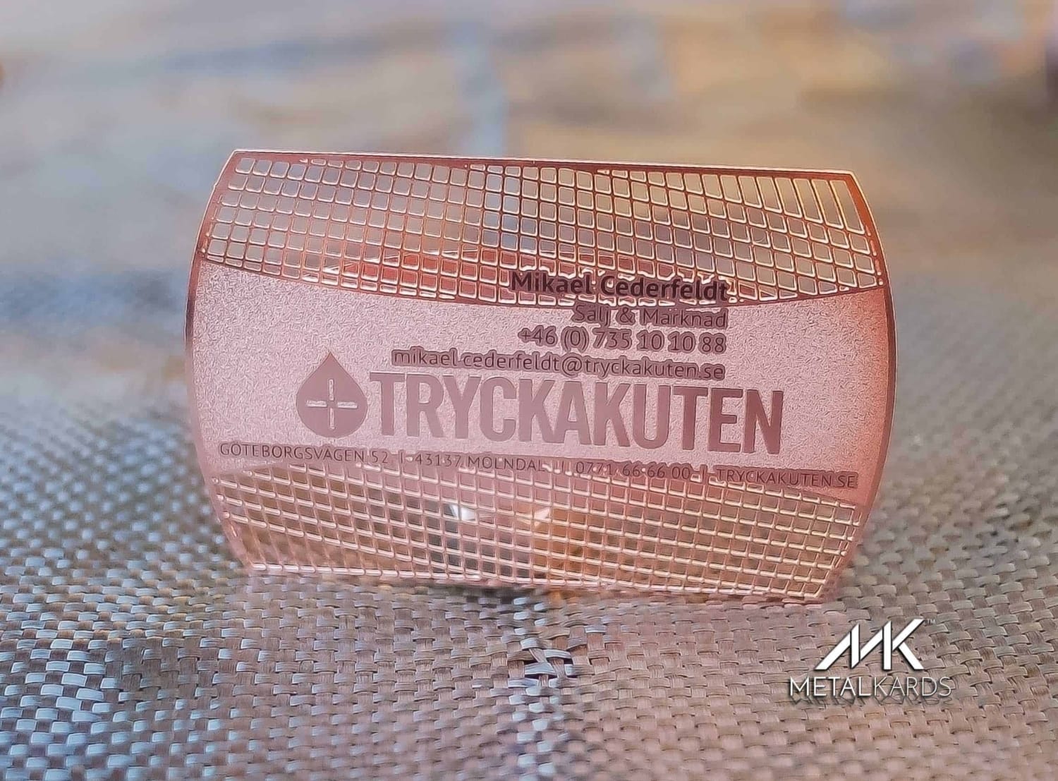 ORDER Copper Metal Cards - Luxury Copper Cards By MetalKards.com