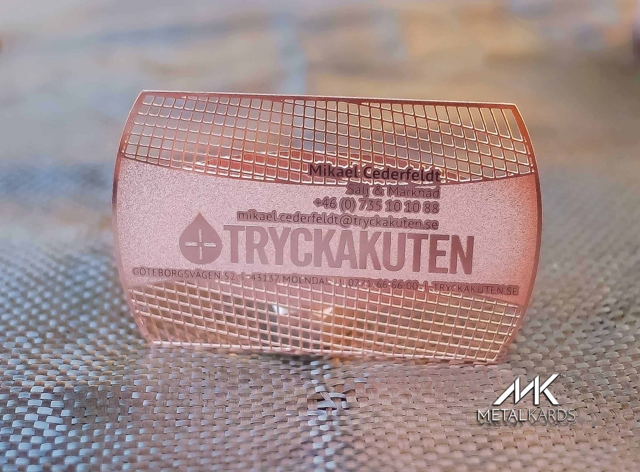 ORDER Copper Metal Cards - Luxury Copper Cards By MetalKards.com