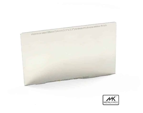 Black and White Metal Cards – Metal Kards