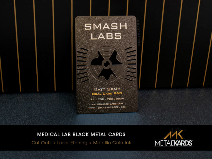 Medical Lab Business Cards - ONLY @ MetalKards.com