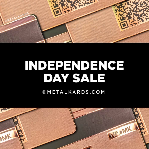 Elite Independence Day Discount - Get 20% Off Metal Cards