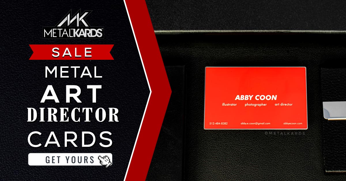 Art Director Metal Cards - ONLY @ MetalKards.com