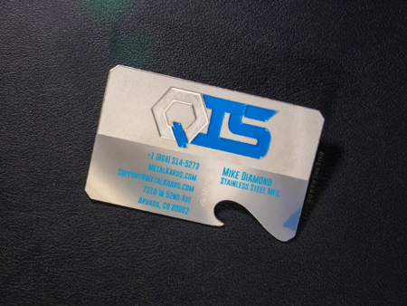 Deep Engraved Steel Cards - The Best Made By MetalKards.com