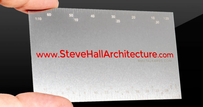 Etch Ruler Metal Card - [ Metal Kards ] – Examples & Ideas