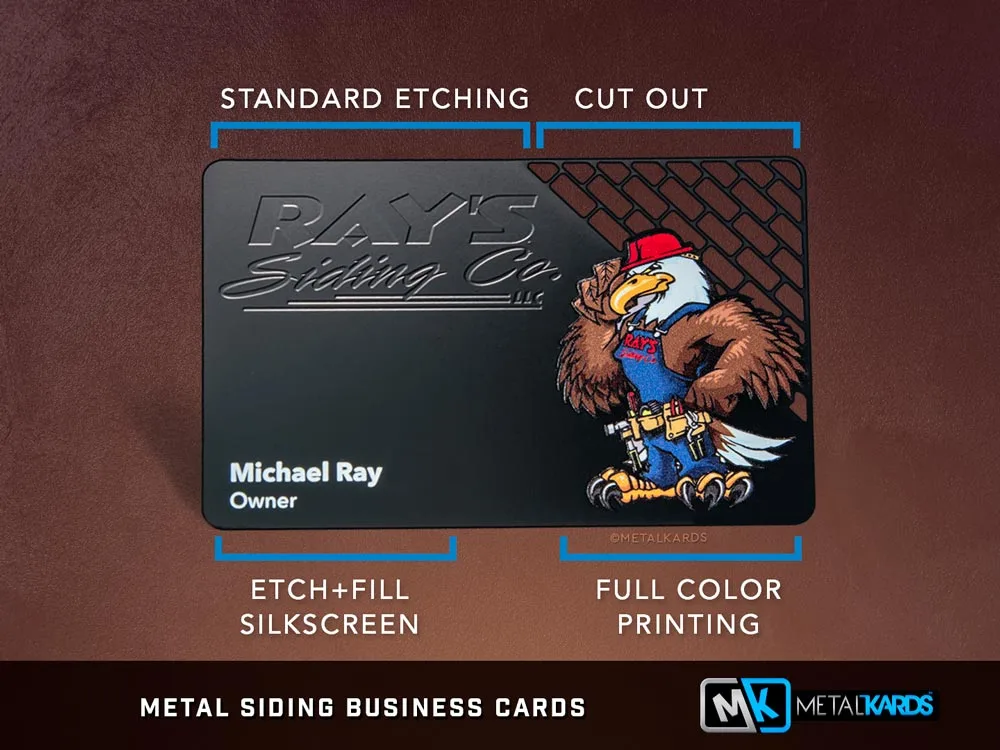 #1 Metal Siding Business Cards –Get The Best For Your Biz